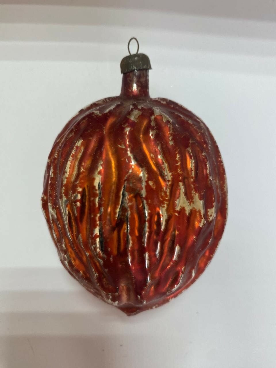 Игрушка на елку Орех 10см Винтаж из СССР