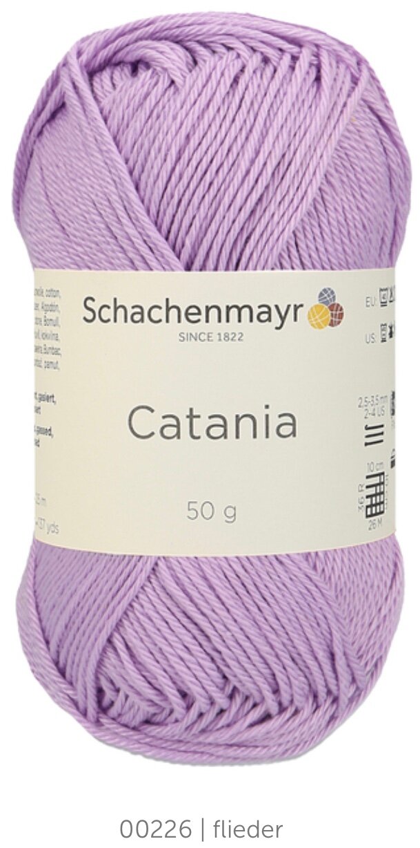 Catania /Катания/ пряжа Schachenmayr Originals, MEZ, 9801210 (00226, flieder (сирень), фиолетовый)