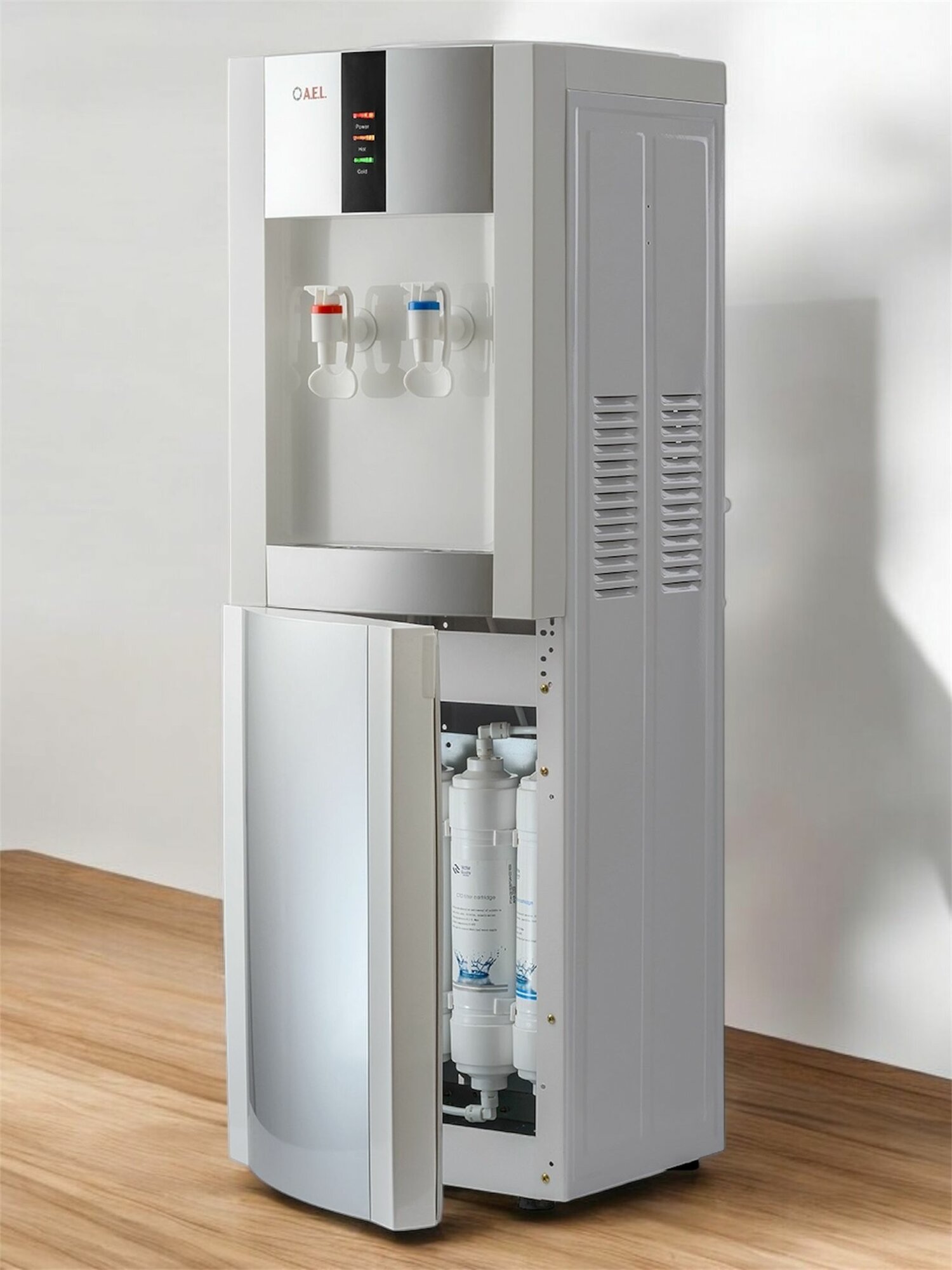 Пурифайер-проточный кулер для воды LC-AEL-47s white/silver, компрессорный