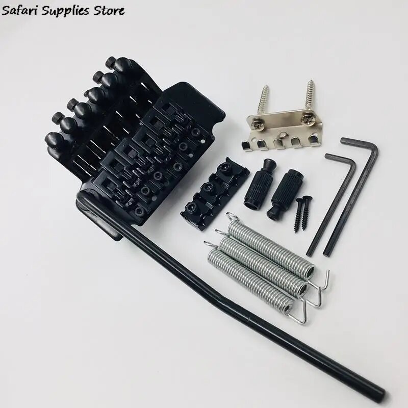 Электрический гитарный мост Floyd Rose двойное тремоло черный Черный, Black