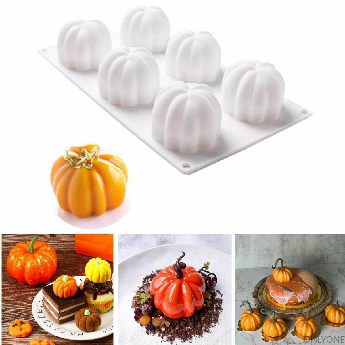 1 шт силиконовая форма для выпечки тыквы на Хэллоуин помадка для выпечки