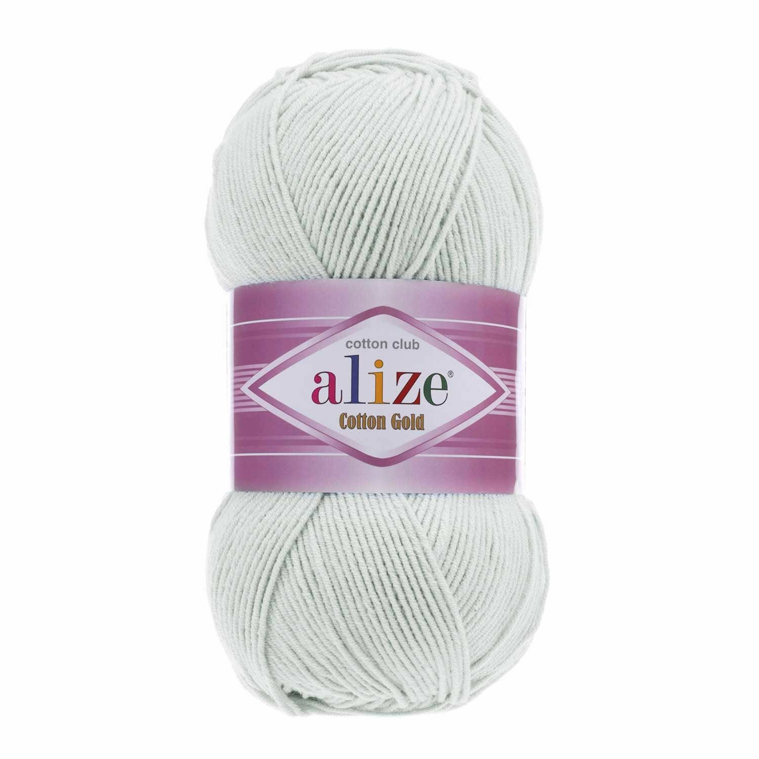 Пряжа Alize Cotton Gold 533 пепельный (100г/330м, упаковка 5 мотков)