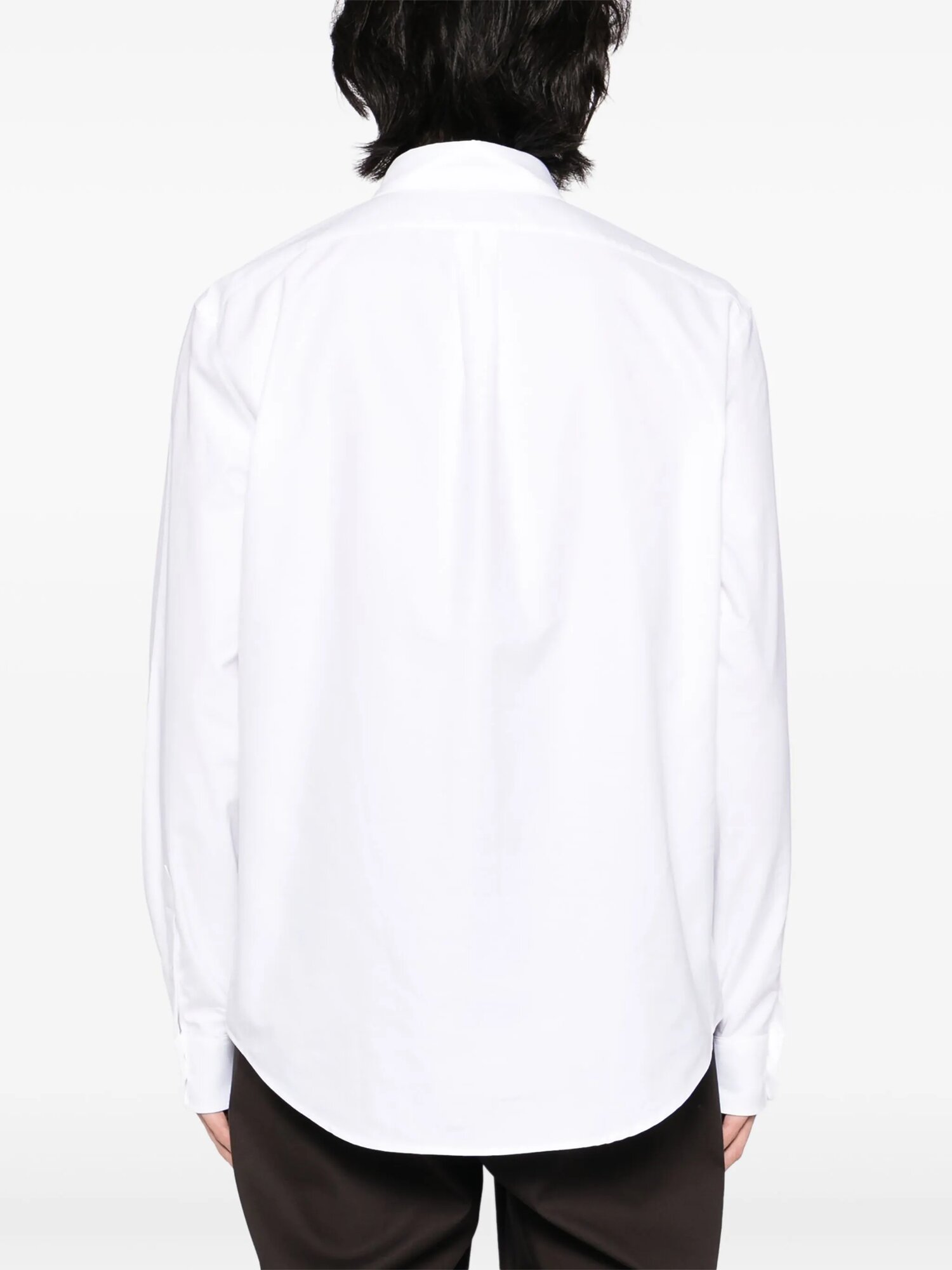 Рубашка Maison Kitsune Contour Fox Head Skate, размер M, белый — фото 1