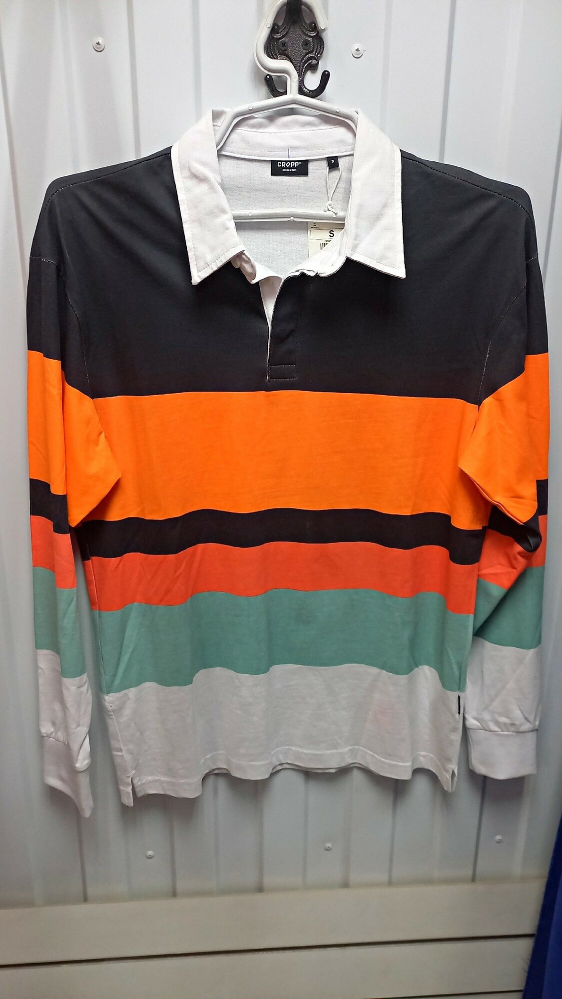 Регбийка размер M (русский 48) с длинными рукавами