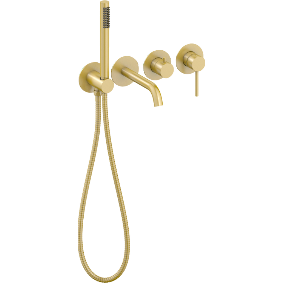 Встраиваемый смеситель для душа и ванны Timo Saona 2314/17YSM С внутренней частью, золото матовое