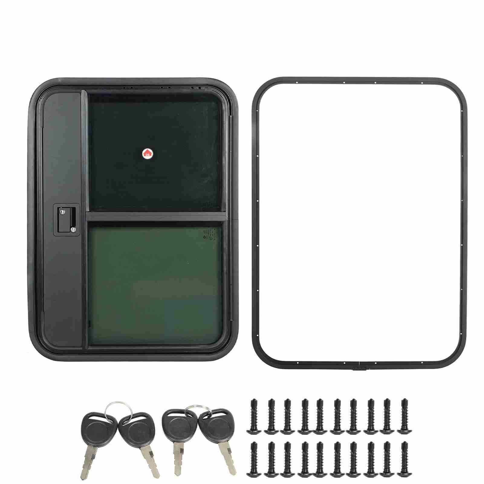 Дверь для автодома RV с затемненным ударопрочным стеклом и скользящим окном