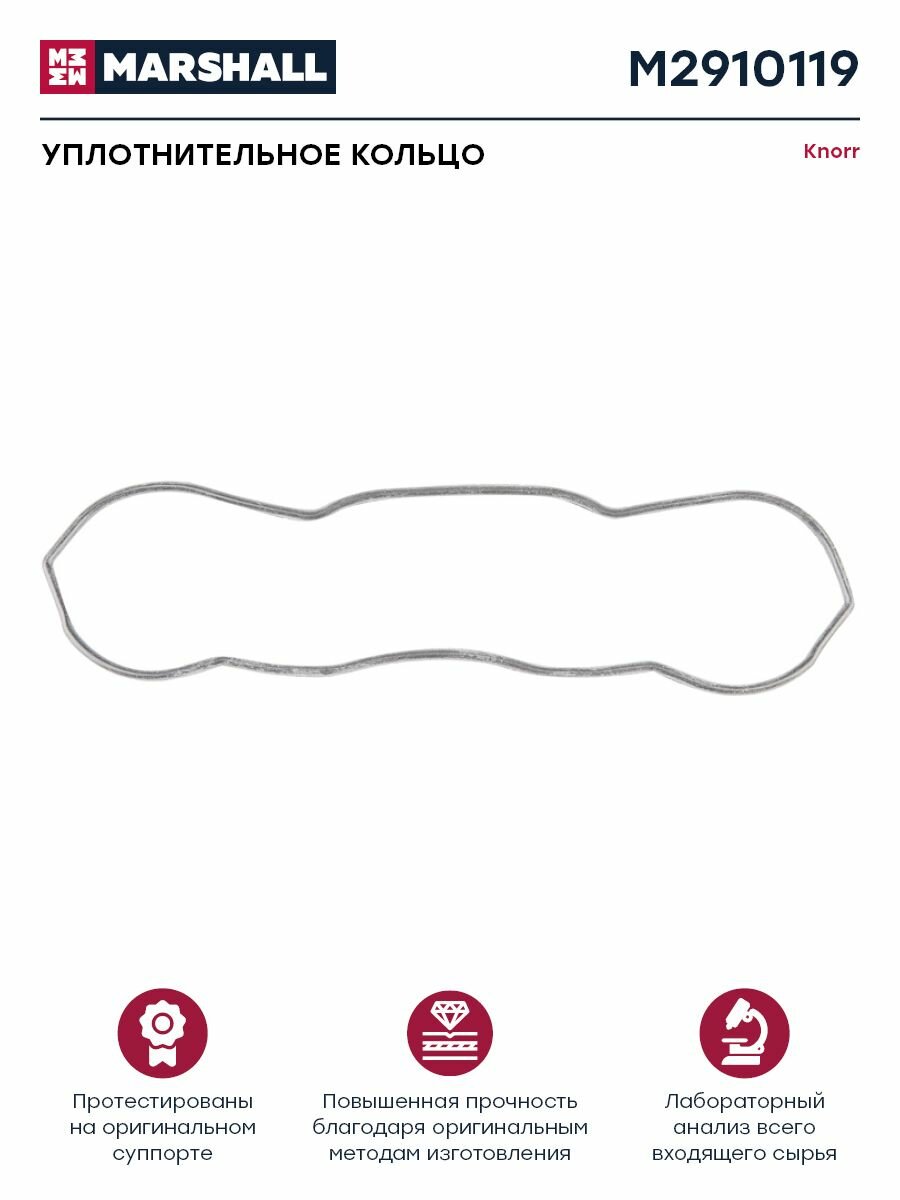 Уплотнительное кольцо крышки суппорта KNORR SB6 SB7 (M2910119)