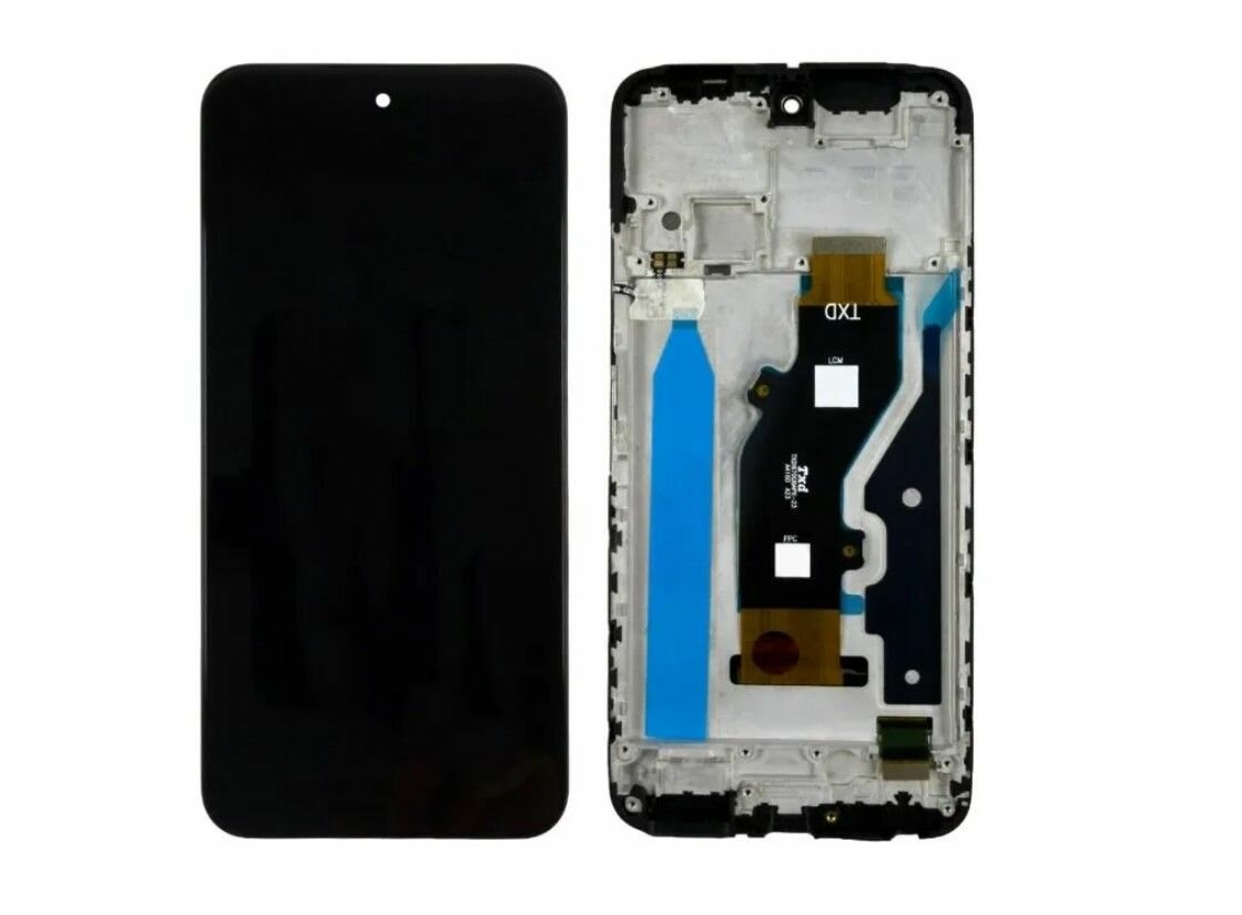 Дисплей для Tecno Spark 30C 4G (KL5n) модуль с рамкой Черный - OR