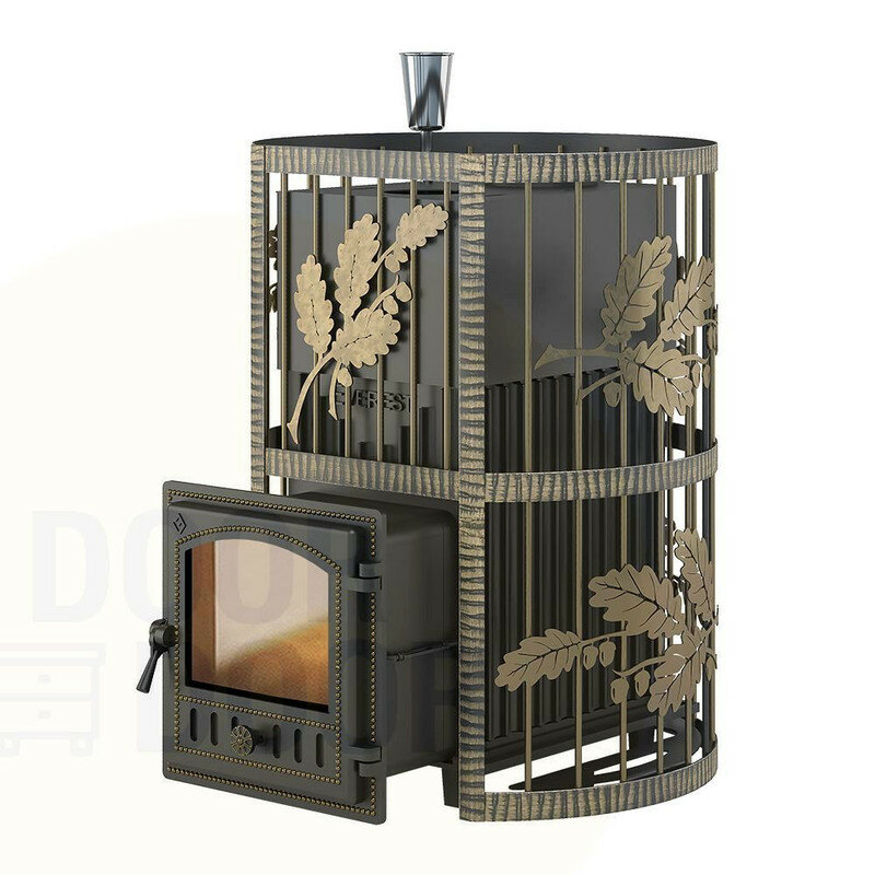 Печь для бани Эверест Ковка 24 (280) закрытая каменка