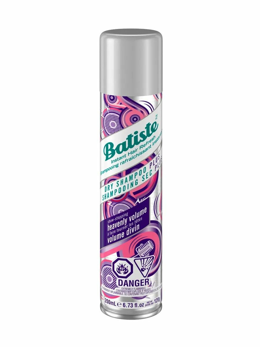 Сухой шампунь для волос BATISTE Heavenly Volume, 200 мл