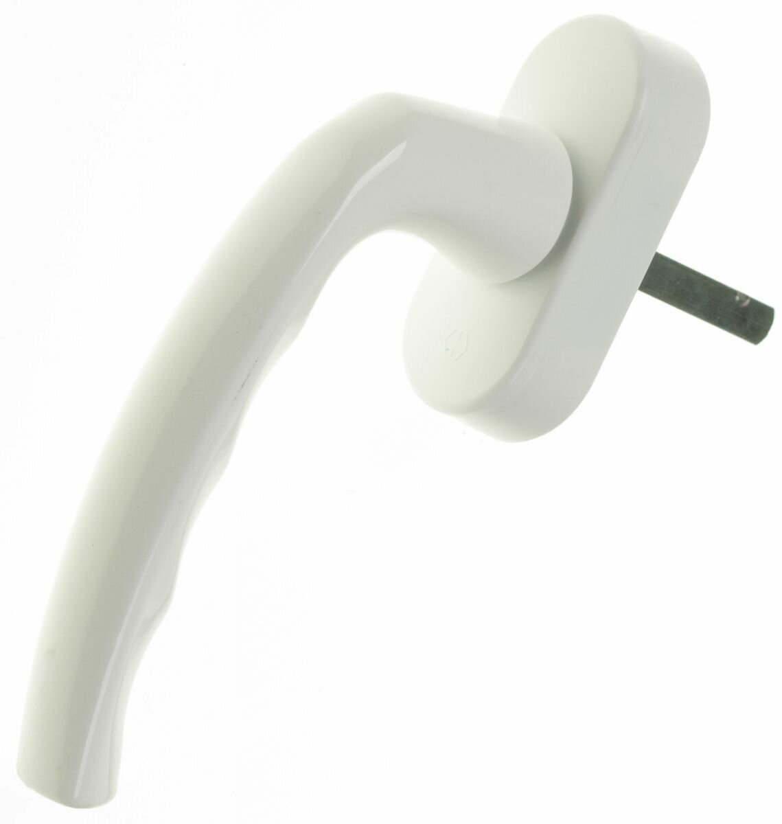 Ручка для окна универсальная, ПВХ/Металл, 8 положений открывания, белая