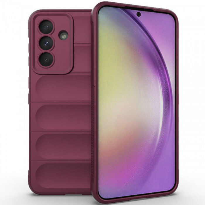 Flex Silicone Противоударный чехол для Samsung Galaxy A56 / A36 5G с защитой камеры и микрофиброй