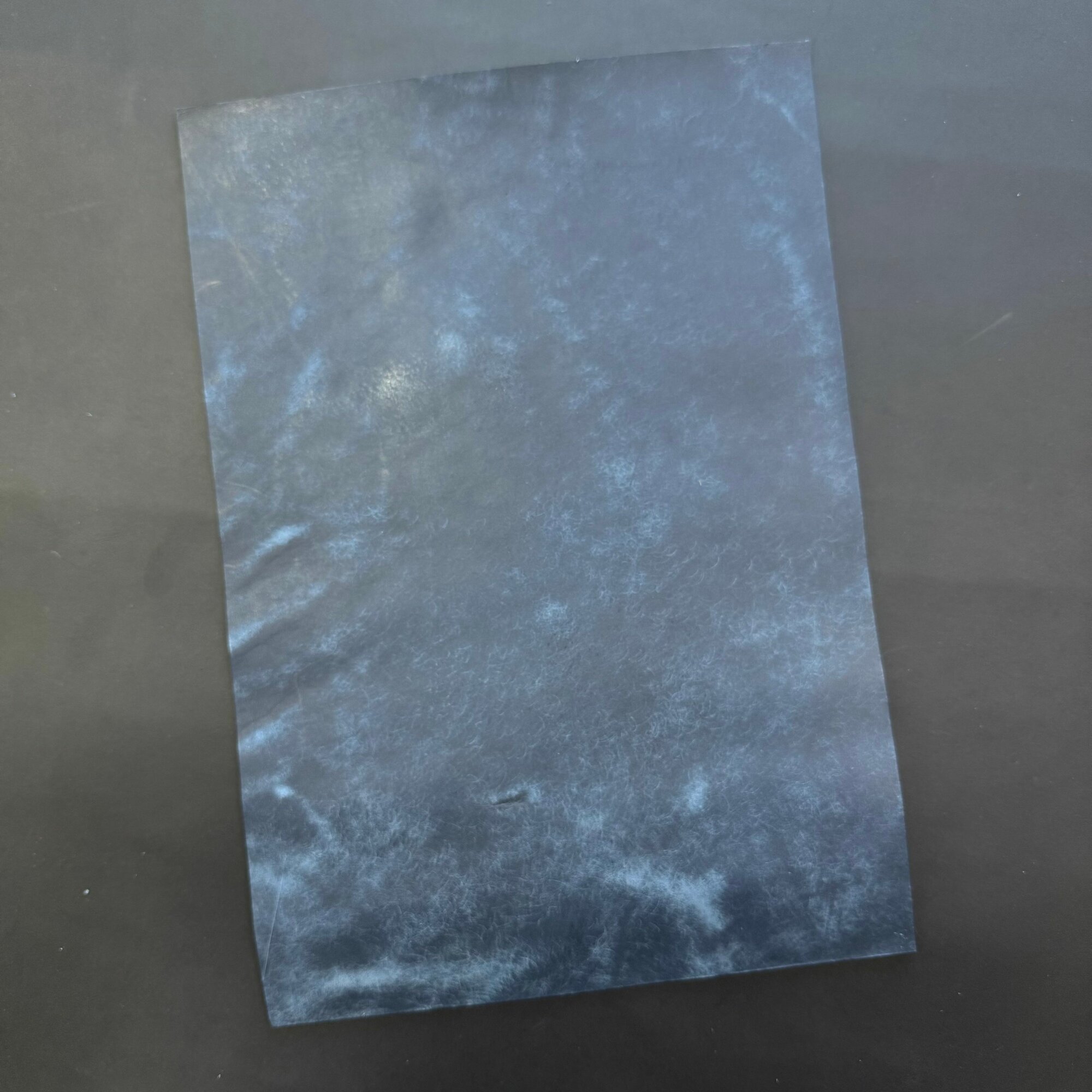 Натуральная кожа Pueblo А4, Petrolio, толщиной 2.2-2.6 мм.