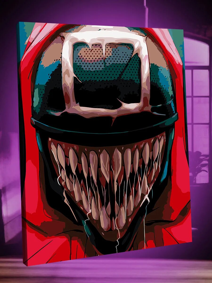 Картины по номерам Охранник Игра кальмара