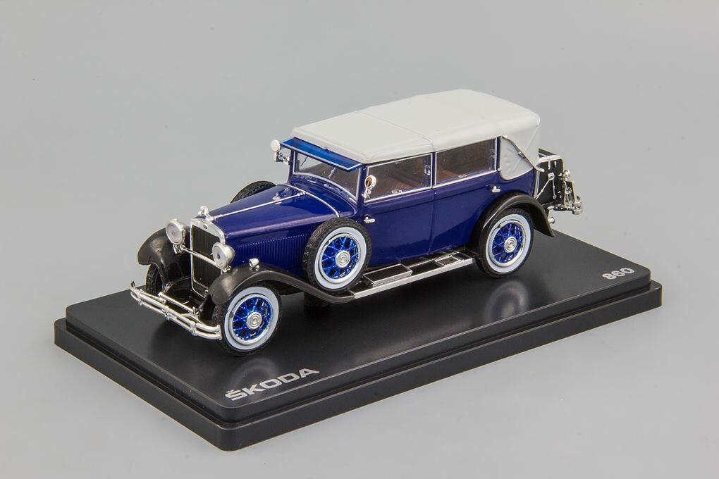Масштабная модель Skoda 860 (1932) - Blue