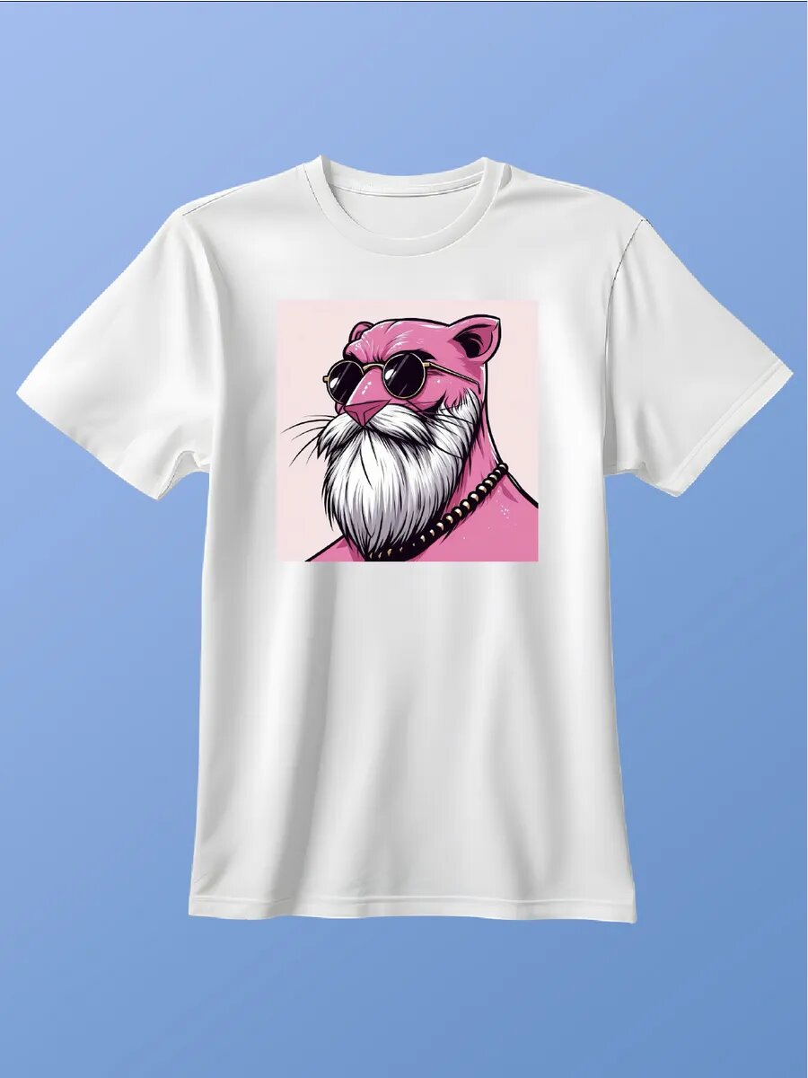 Футболка розовая пантера