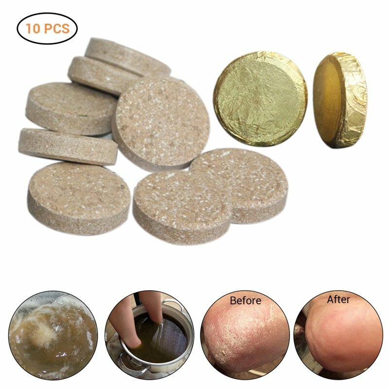 10 шт. шипучие таблетки для замачивания ног с имбирем способствуют обмену веществ, предотвращают бери-бери, устраняют усталость, уход за ногами, лечение