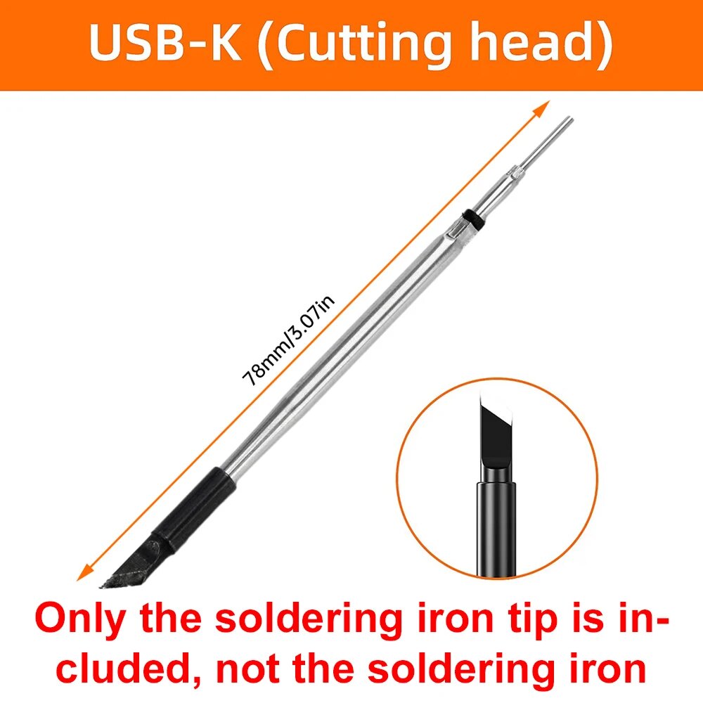 Портативный USB паяльник 800 мАч Only Cutting Head