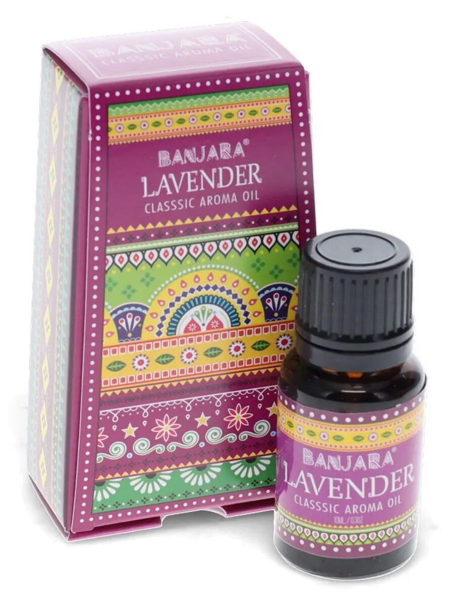 LAVENDER Classic Aroma Oil, Banjara (лаванда классическое ароматическое масло, Банджара), 10 мл.