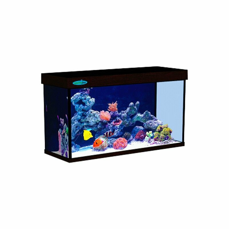 Аквариум 200 литров AquariumBest, с подсветкой, Венге (101х36х57)