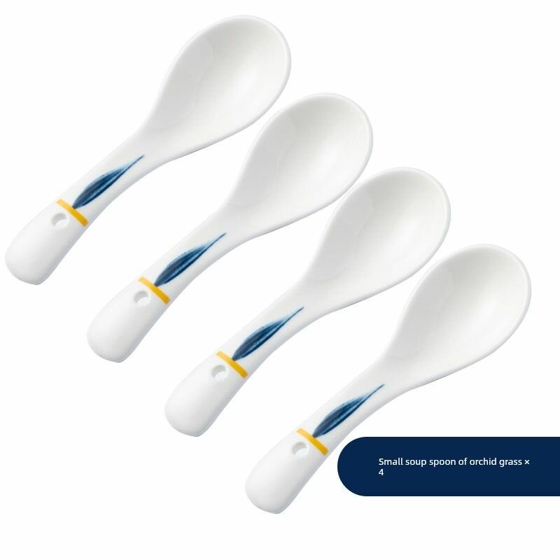 Керамические ложки, японский стиль (Ланкао, 4 шт.)-