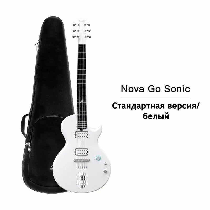 Акустическая гитара Электроакустическая Умная электрогитара Enya Nova Go Sonic все в одном из углеродного волокна, 6 струн, 39', Делюкс-версия