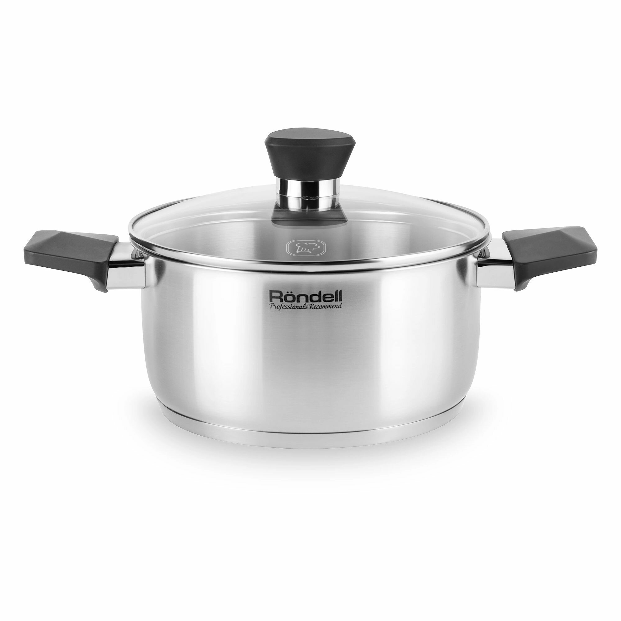 Rondell Кастрюля с крышкой 24 см, 4.8 л, Strike RDS-715