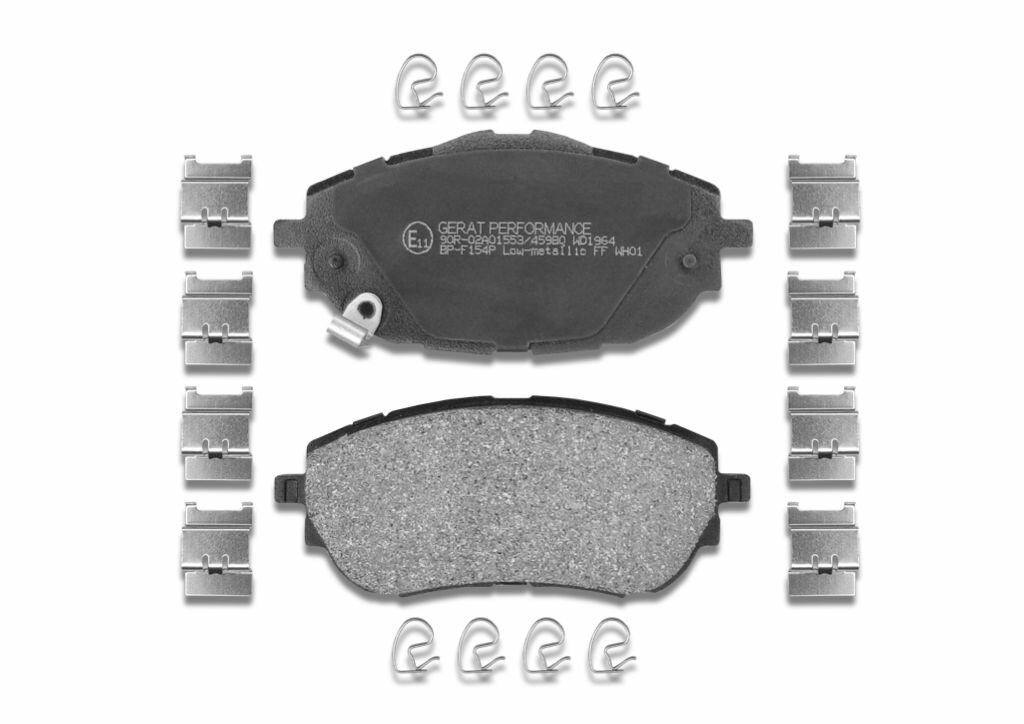 Тормозные колодки Gerat BP-F154P (передние) Performance