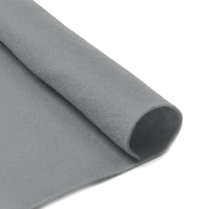 Фетр Magic 4 Hobby в рулоне полужесткий 2 мм ширина 150 см, плотность 250 г/м2 упаковка 5 м цвет серый