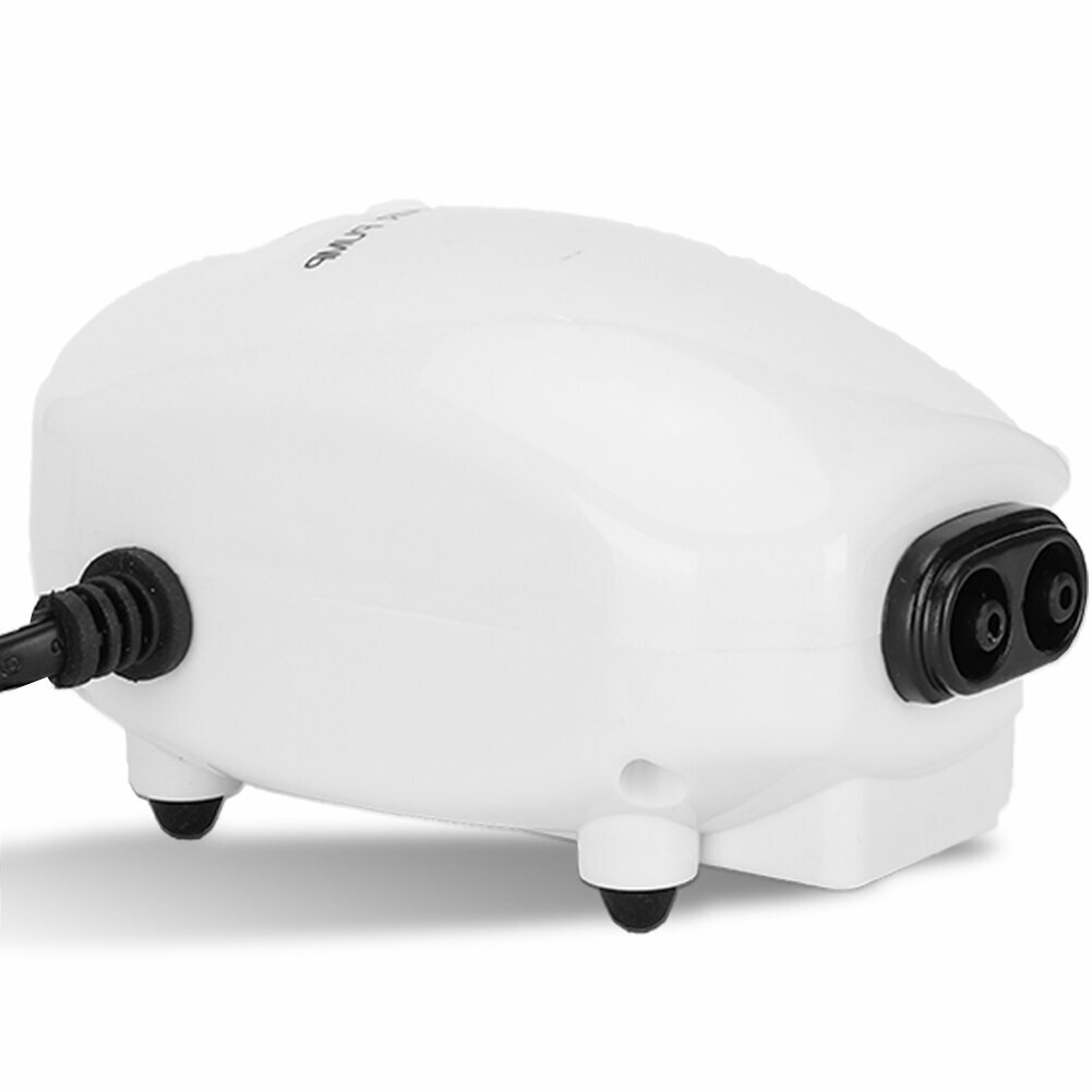 Кислородный насос для аквариумного воздуха, машина для аэрации аквариума, бесшумная вилка европейского стандарта с двойным выходом, 220‑240 В