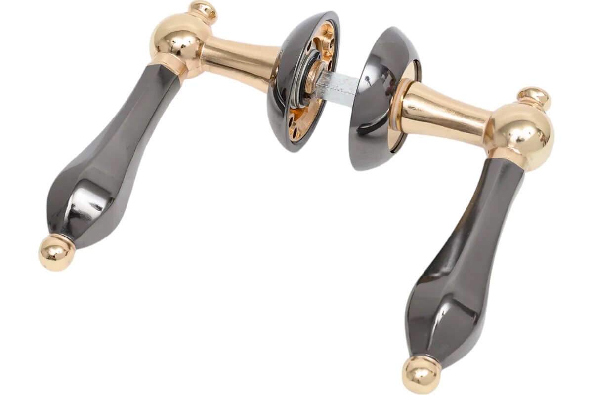 PALIDORE A-61 BH/PB ручка черный никель/золото блестящее с эргономичным корпусом 98760677