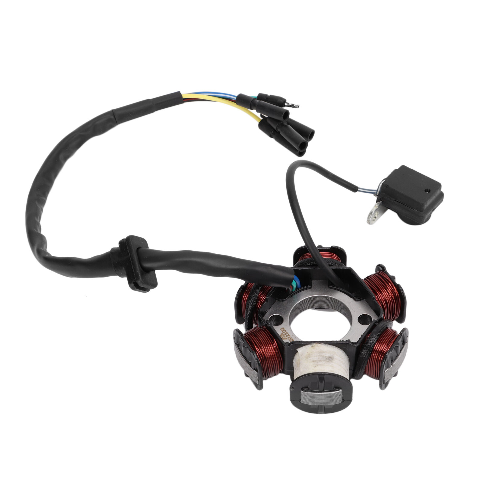 6-катушечный магнето-статор, 5-проводной для GY6 50cc 70cc 90cc 110cc 125cc мопед ATV Dirt Bike с высококачественной обмоткой для плавной работы двигателя