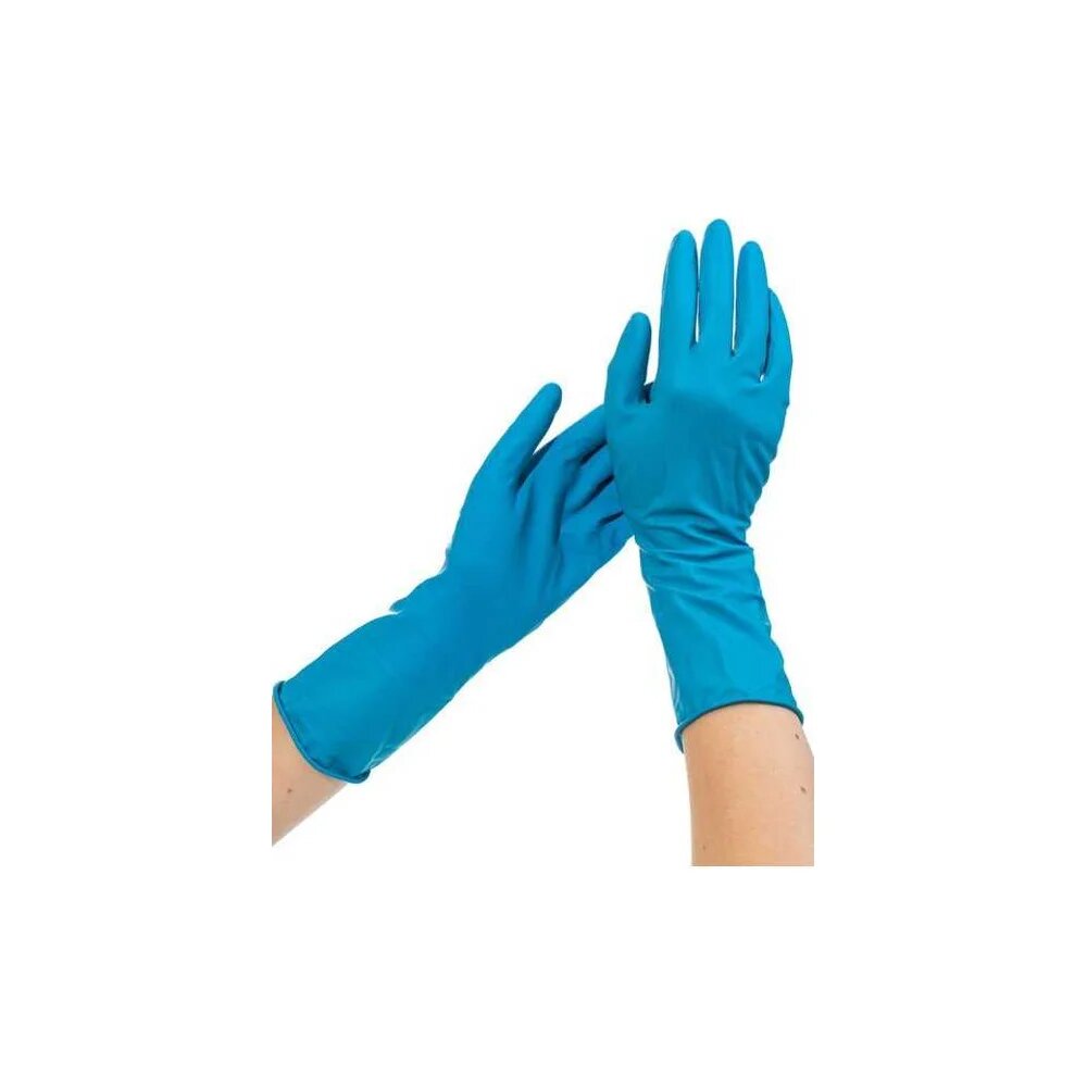 ARCHDALE Блок Перчатки смотровые SafeMAX особопрочные латексные неопудренные, синие 18г тайланд р. M, 25 пар B401M