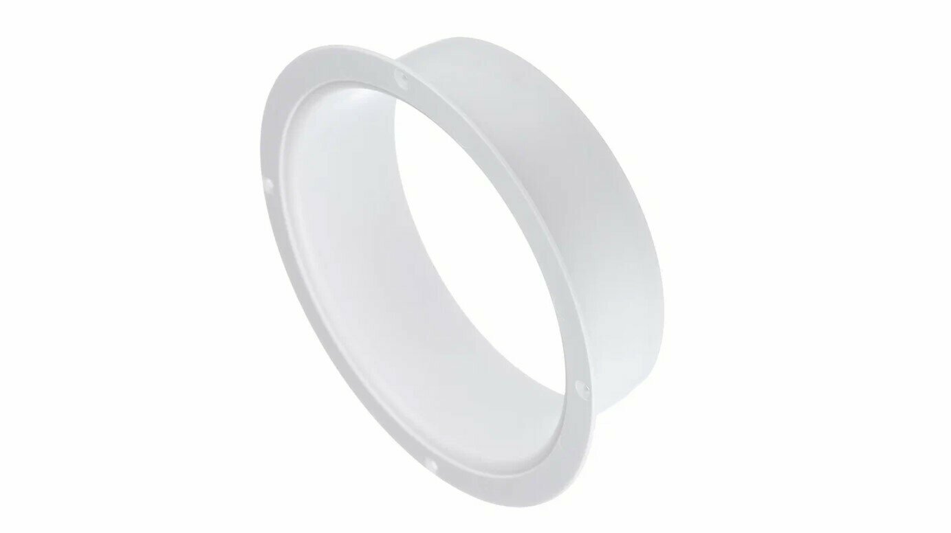 Фланец для круглых воздуховодов d160 мм Era пластиковый, белый