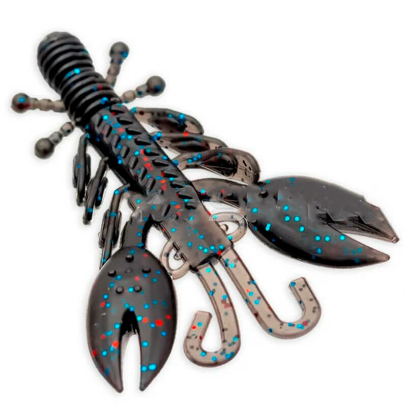 Силиконовая приманка Yarie №687 Chinubal 2" #77F Black/RB