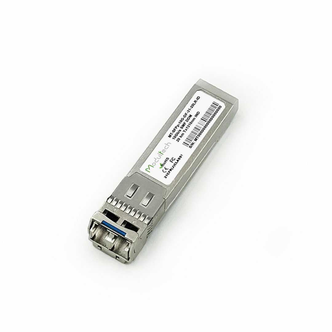 Industrial SFP+ 10 Гбит/с, 20 км, 1310 нм, SMF, LC