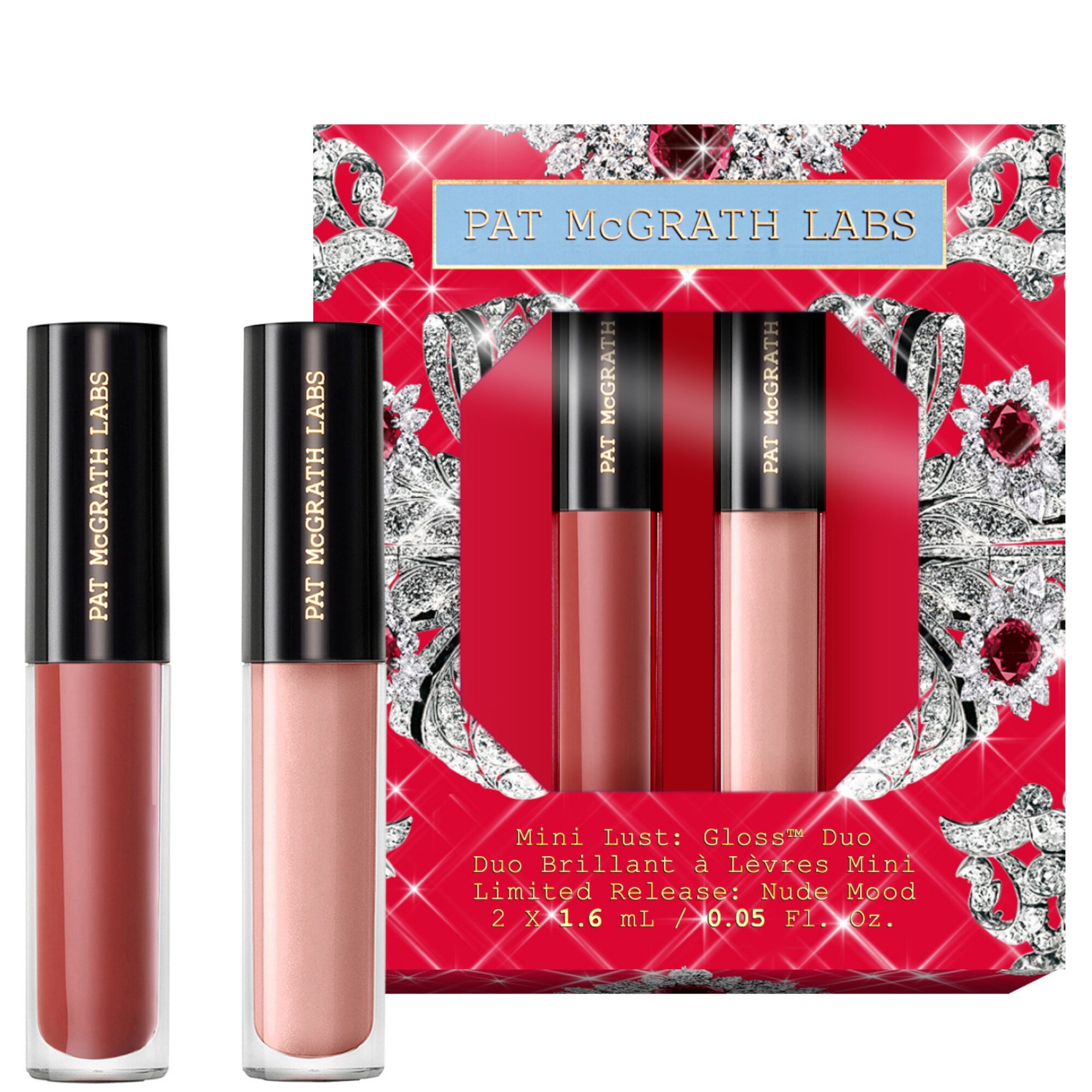 Лимитированный набор блесок для губ PAT McGRATH LABS Mini List: Gloss Duo "Nude Mood"