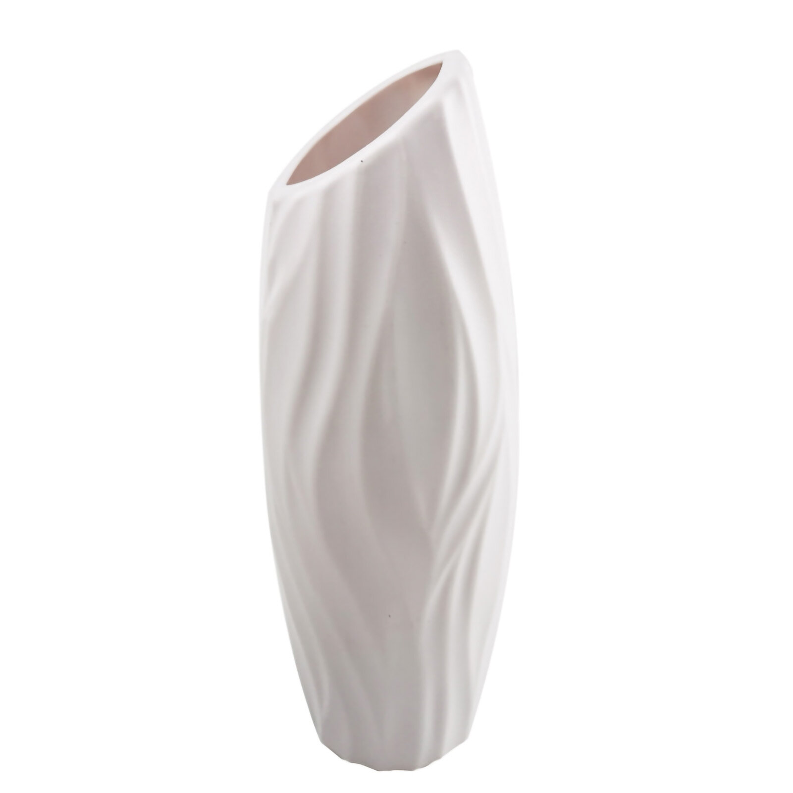 Vase Decoration Drop Resistant Ornament for Home Decor Living Room Table Office Wedding Gray