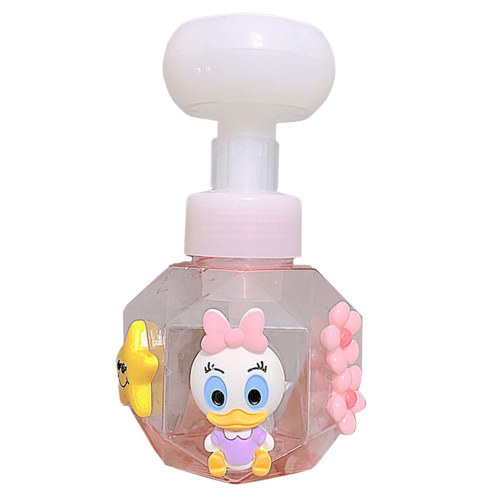 Бутылка насоса мыло диспенсер пластиковые бутылки для насоса заполненные бутылки широкие бутылки с пустыми насосами для лосьона для лосьона розовый утенок