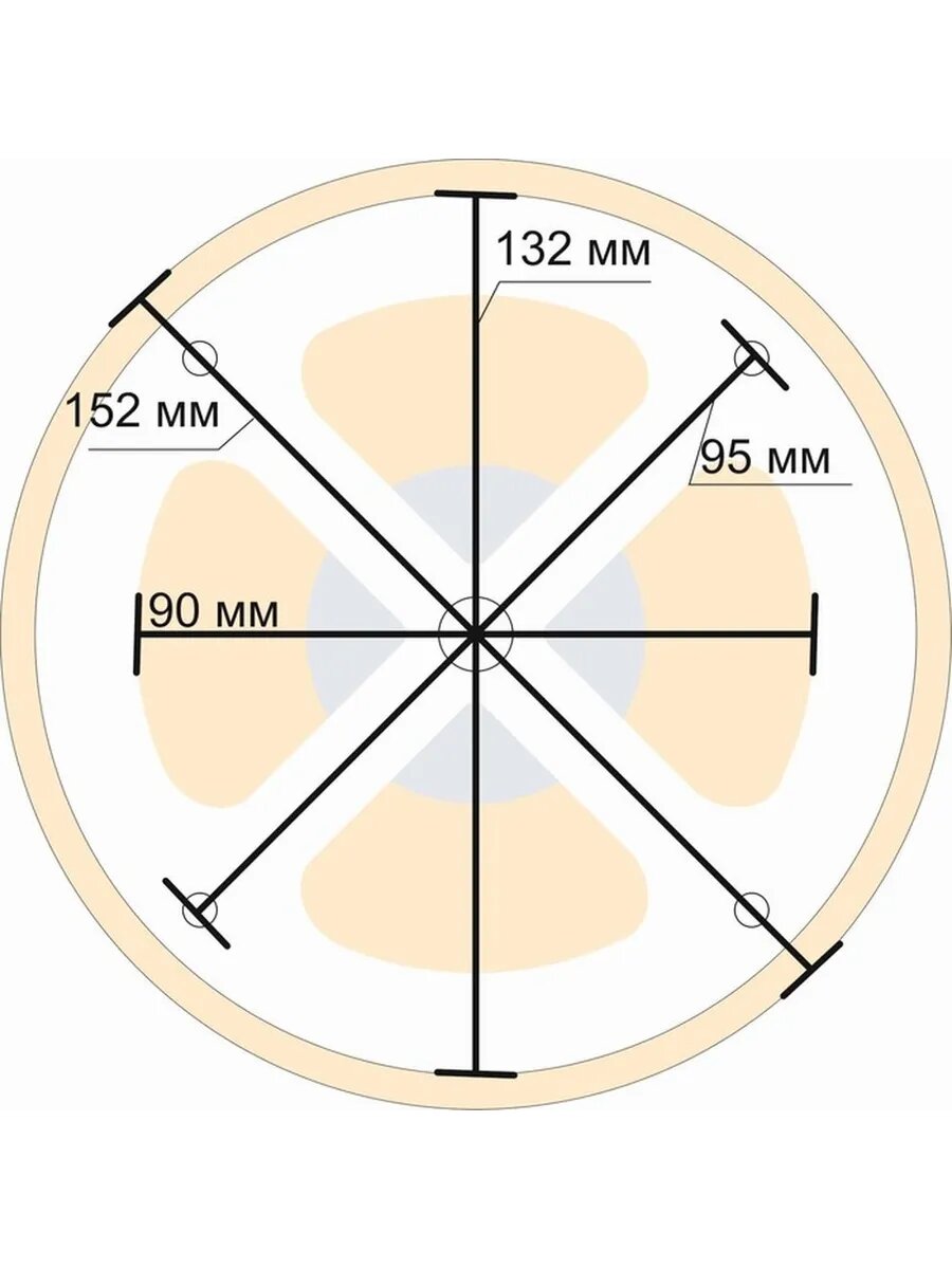 Деревянный тарельчатый вентиляционный клапан