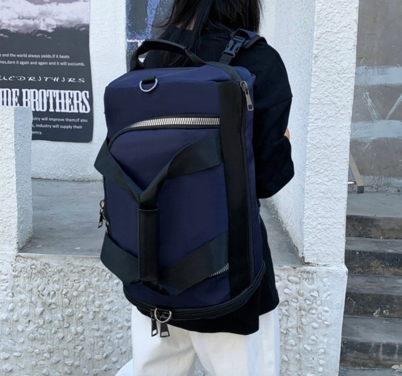 Рюкзак-сумка MyPads M160-059 из ткани для ноутбука Xiaomi MSI Macbook Huawei Honor MSI диагональю 14/15/15,4/15,6/16 дюймов с ремнем через плечо