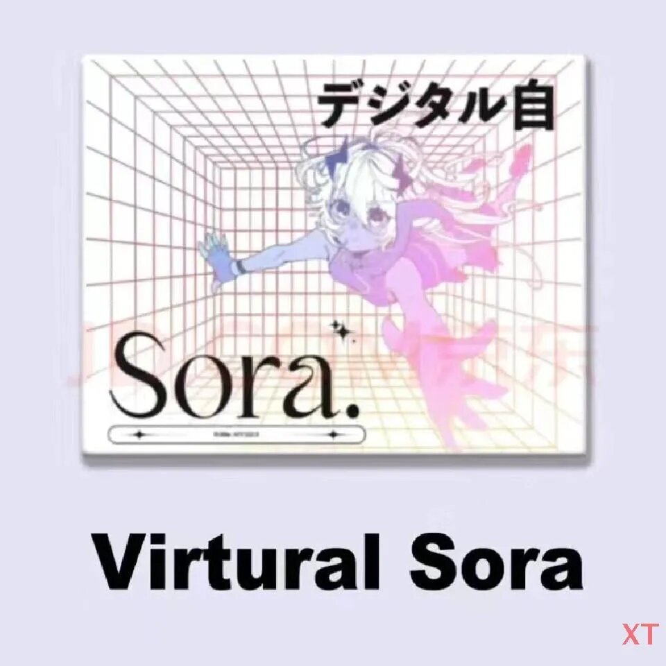 Игровой коврик для мыши Коврик для мыши Skypad VirturalSORA Limited Edition 3.0 с покрытием из закаленного стекла, L, белый, светло-розовый