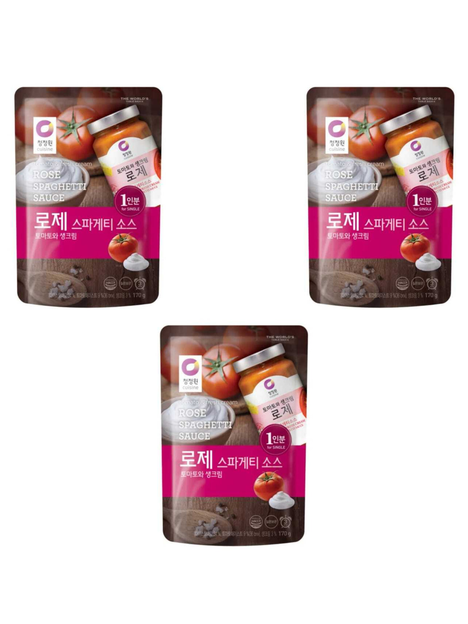Соус для спагетти Daesang Rose Spaghetti Sauce 170 г, 3 шт