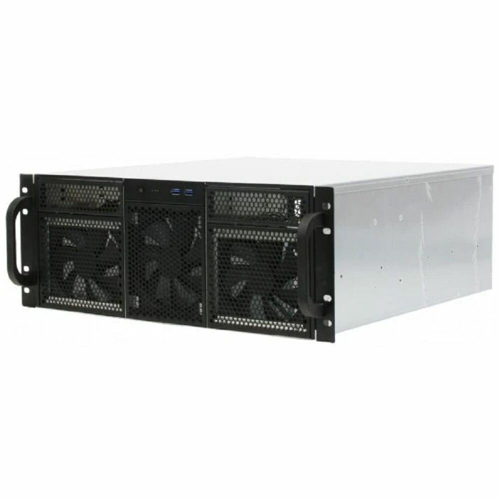 Procase Корпус RE411 - D2H14 - C - 48 Корпус 4U server case,2x5.25+14HDD, черный, без блока питания, глубина 480мм, MB CEB 12"x10,5" RE411 - D2H14 - C - 48