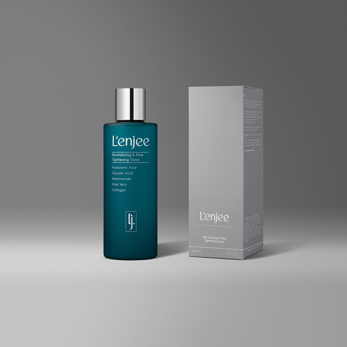 Lenjee Тонизирующий и сужающий поры тоник для лица, Revitalizing and Pore Tightening Tonic 200 мл