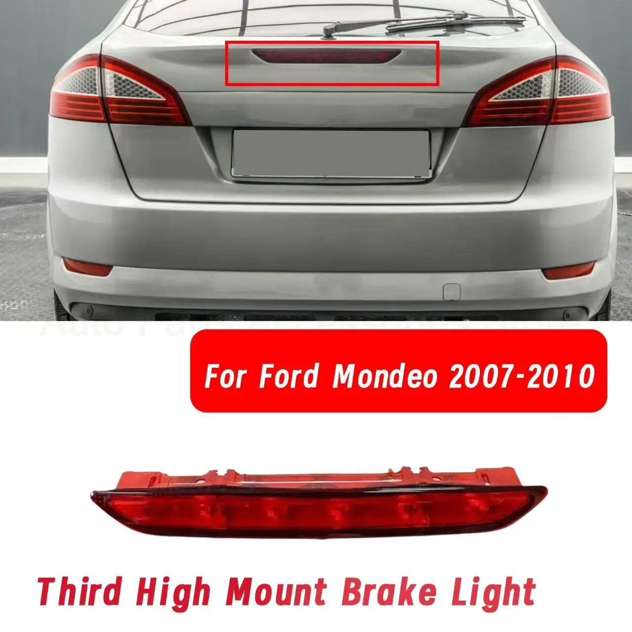 Для Ford Mondeo 2007 2008 2009 2010 задний стоп-сигнал третий, высокий стоп-сигнал, стоп-сигнал 7S71-13A601-CD 7S71-13A601-AE Q80QC