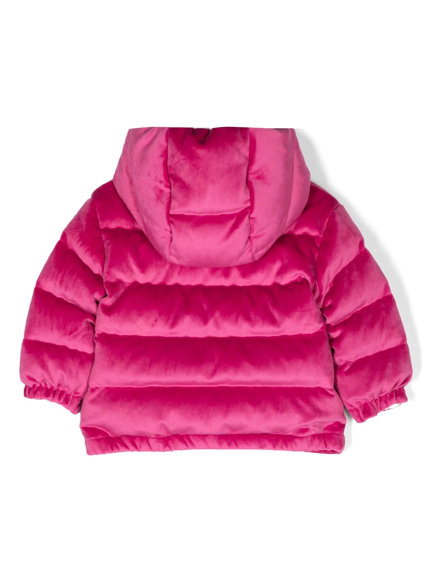 Пуховик Moncler Daos, размер 2 года, розовый — фото 1