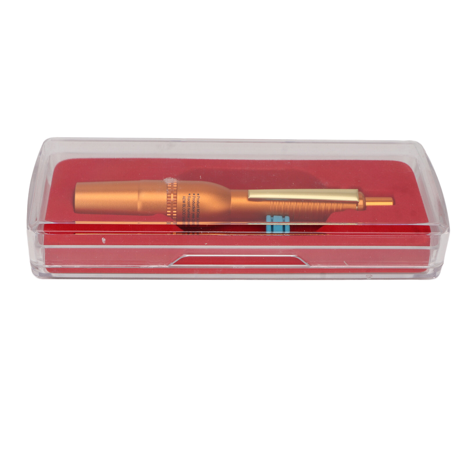 Алюминиевая ручка для взятия проб крови для домашнего использования, устройство для прокалывания салона красоты, позолоченное, легкий мониторинг уровня глюкозы в крови, прочный алюминиевый сплав
