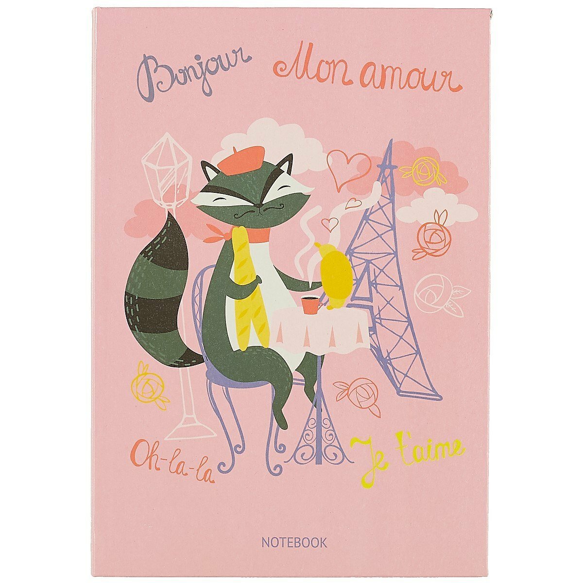 Книга для записей «Завтрак енота», 80 листов, А5