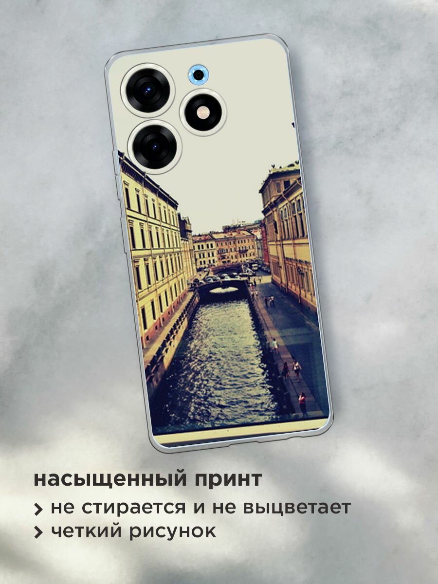 Чехол на Tecno Spark 10 Pro / Текно Спарк 10 Про с принтом "Санкт-Петербург" — фото 1